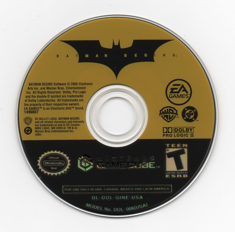 Batman Begins cover or packaging material - MobyGames