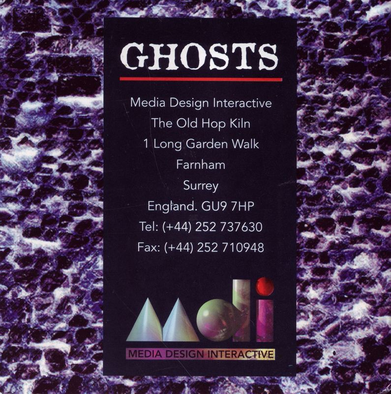 Ghosts cover or packaging material - MobyGames
