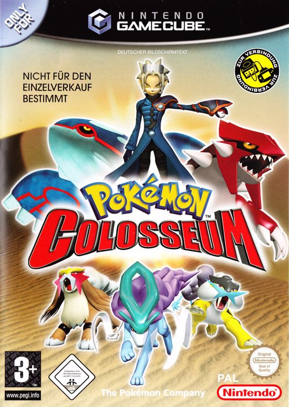 Pokémon Colosseum cover or packaging material - MobyGames