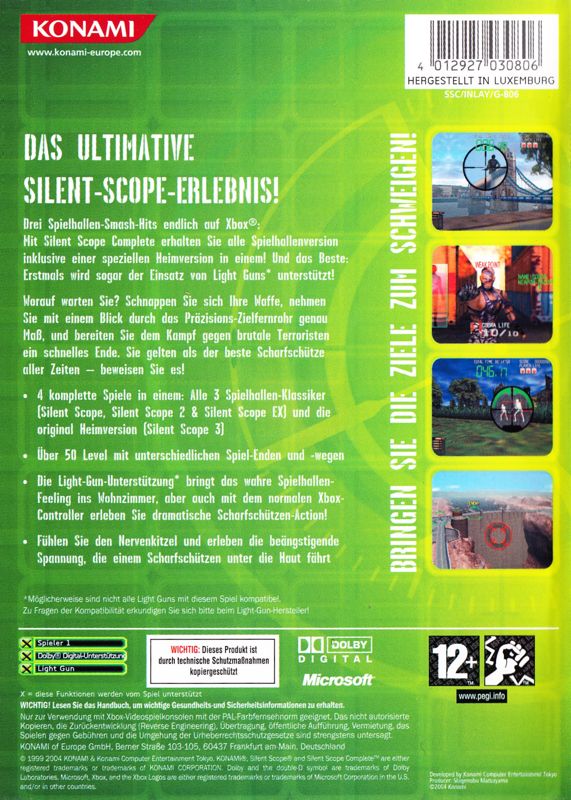 Silent Scope Complete cover or packaging material - MobyGames