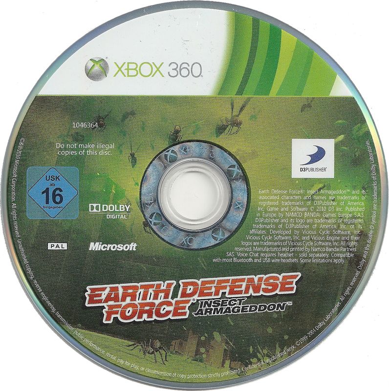 Earth Defense Force: Insect Armageddon cover or packaging material ...