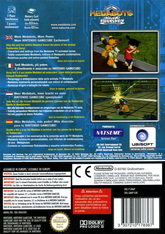 Medabots: Infinity cover or packaging material - MobyGames