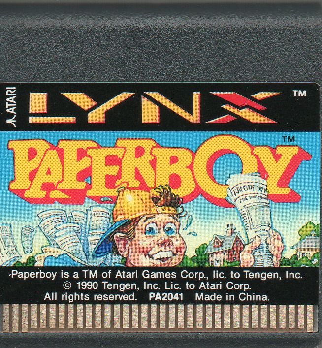 Paperboy cover or packaging material - MobyGames