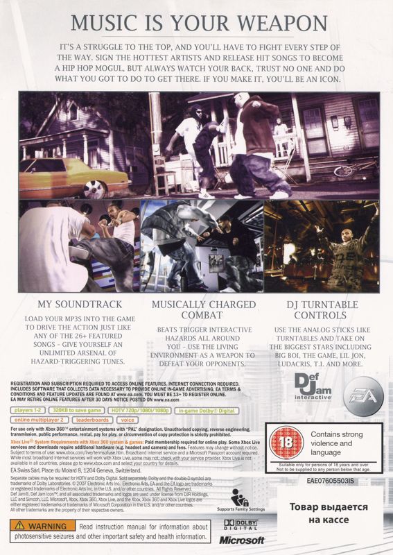 Def Jam: Icon cover or packaging material - MobyGames