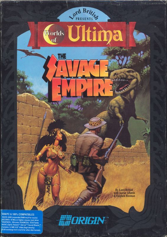 Worlds of Ultima: The Savage Empire box covers - MobyGames