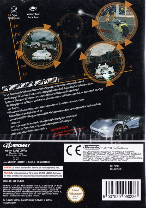 Spy Hunter cover or packaging material - MobyGames
