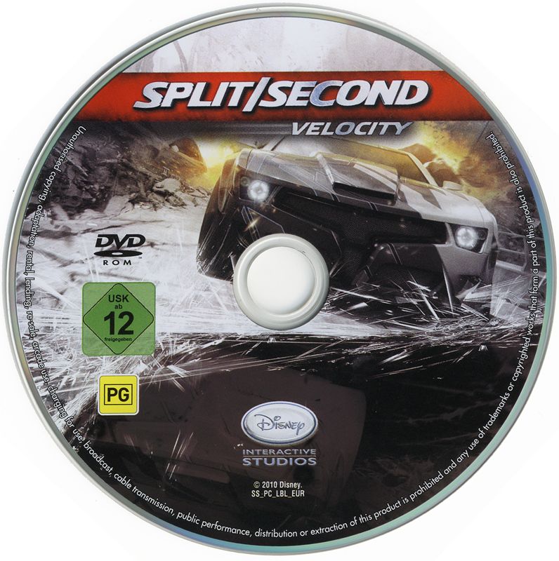 Split/Second cover or packaging material - MobyGames
