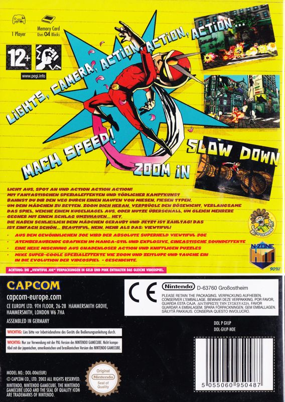 Viewtiful Joe cover or packaging material - MobyGames