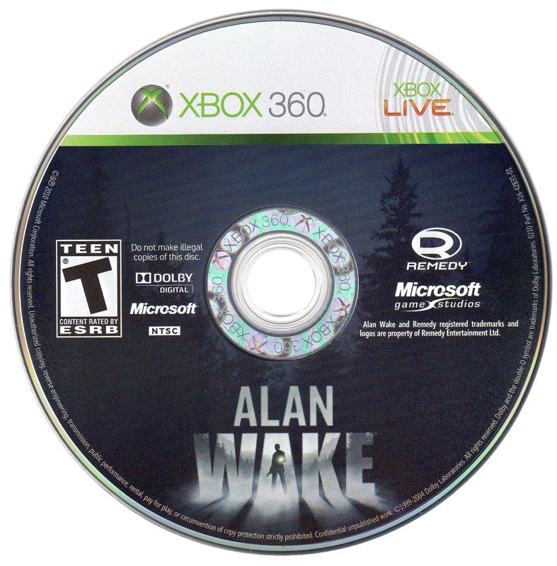 Alan Wake (Limited Collector's Edition) cover or packaging material ...