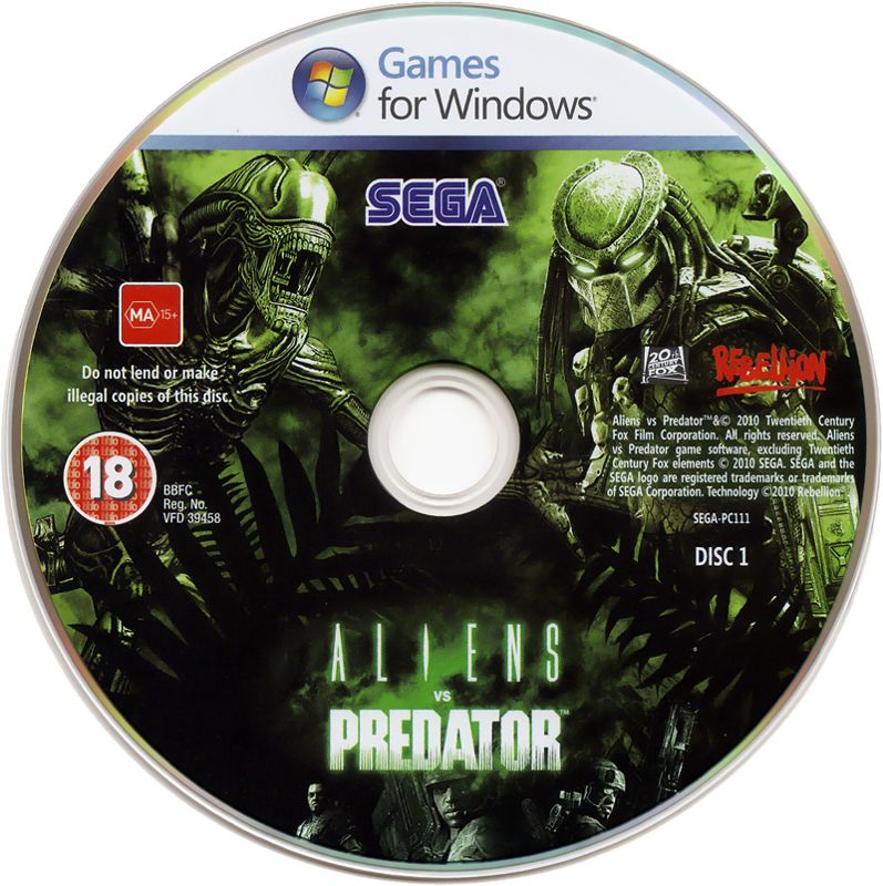 Aliens vs Predator cover or packaging material - MobyGames
