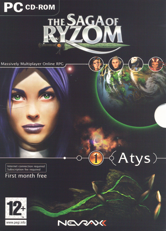The Saga of Ryzom cover or packaging material - MobyGames