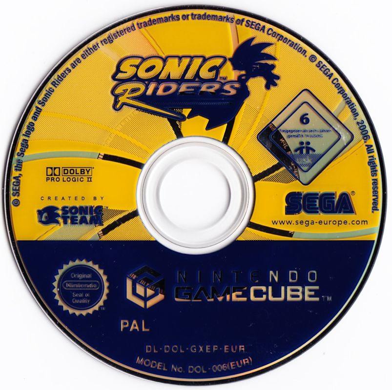 Sonic Riders cover or packaging material - MobyGames