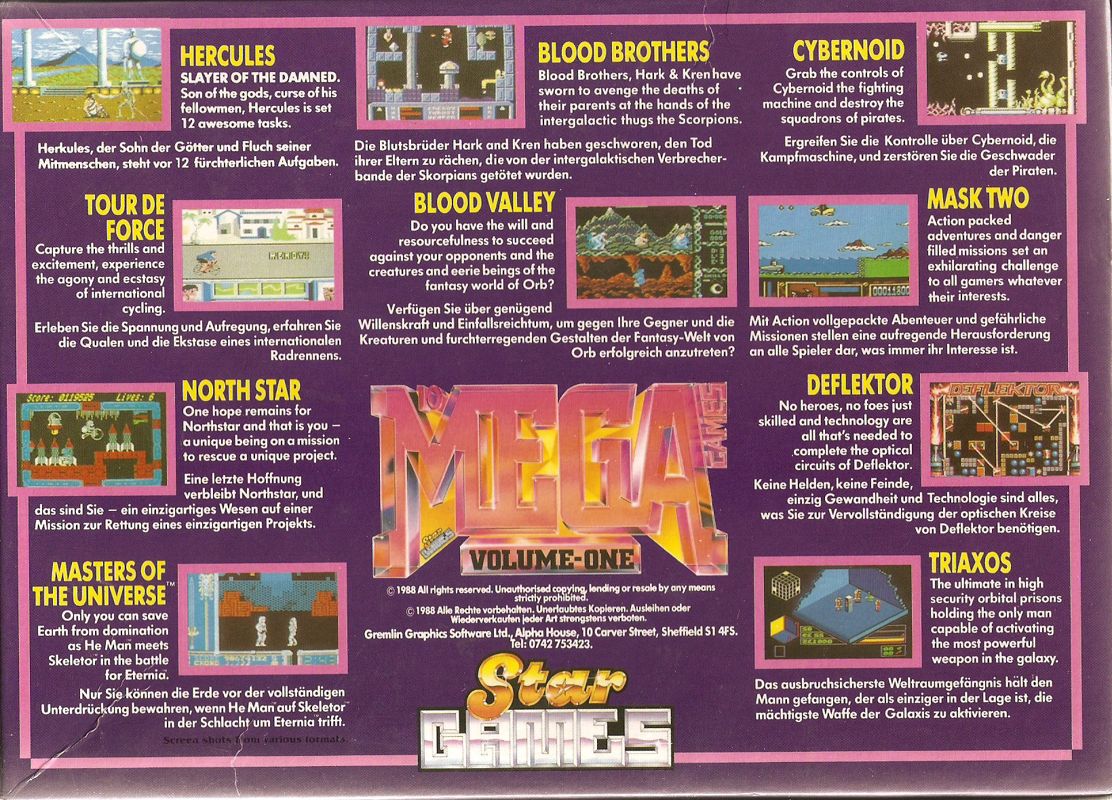 10 Mega Games Volume One cover or packaging material - MobyGames