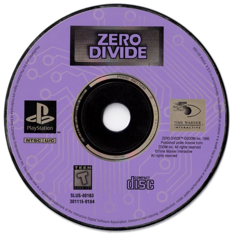 Zero Divide cover or packaging material - MobyGames