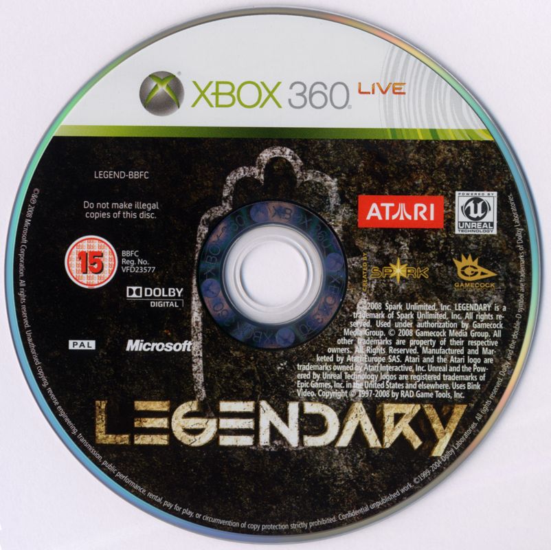 Legendary cover or packaging material - MobyGames
