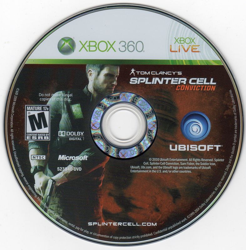 Tom Clancy's Splinter Cell: Conviction (Limited Collector's Edition ...