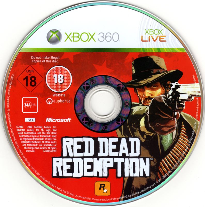 Red Dead Redemption cover or packaging material - MobyGames