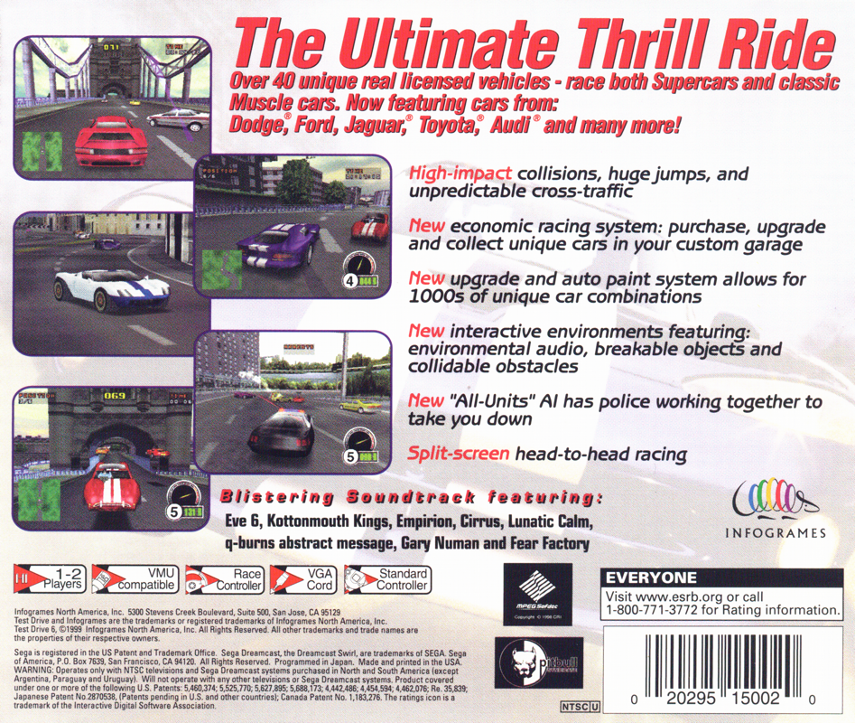 Test Drive 6 cover or packaging material - MobyGames