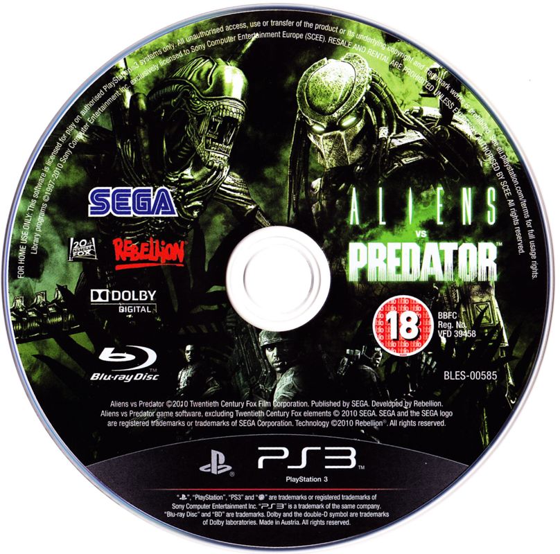 Aliens vs Predator cover or packaging material - MobyGames