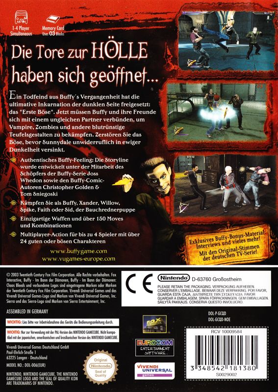 Buffy the Vampire Slayer: Chaos Bleeds cover or packaging material ...