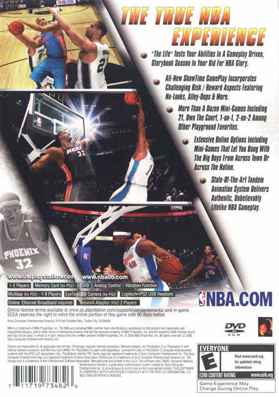 NBA 06 cover or packaging material - MobyGames