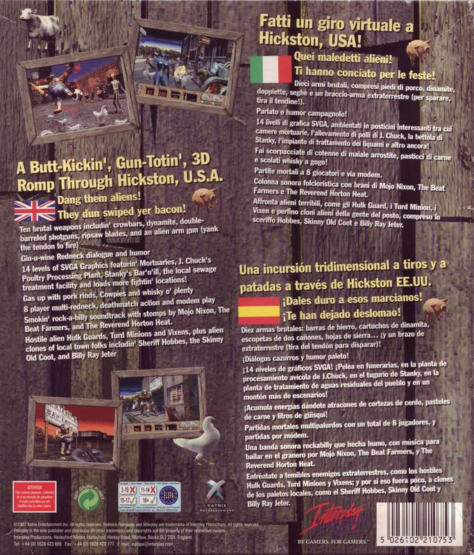 Redneck Rampage cover or packaging material - MobyGames