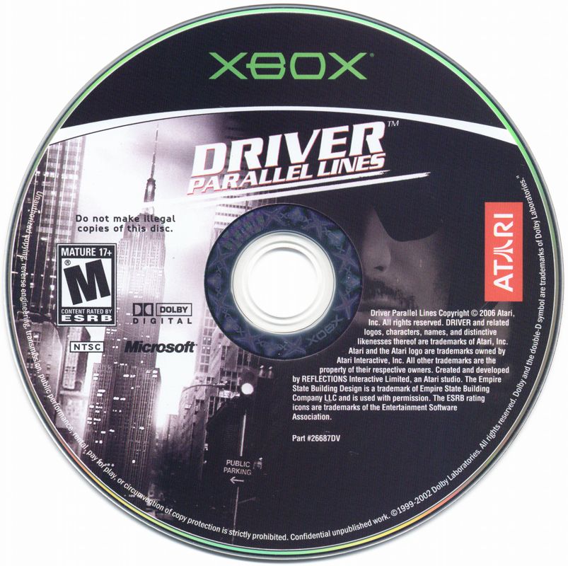 Driver: Parallel Lines cover or packaging material - MobyGames