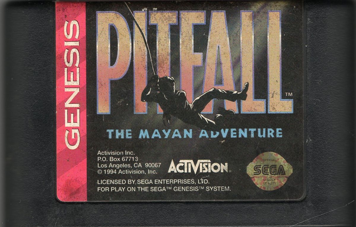 Pitfall: The Mayan Adventure cover or packaging material - MobyGames
