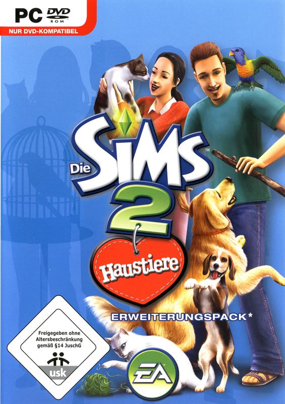 The Sims 2: Pets cover or packaging material - MobyGames
