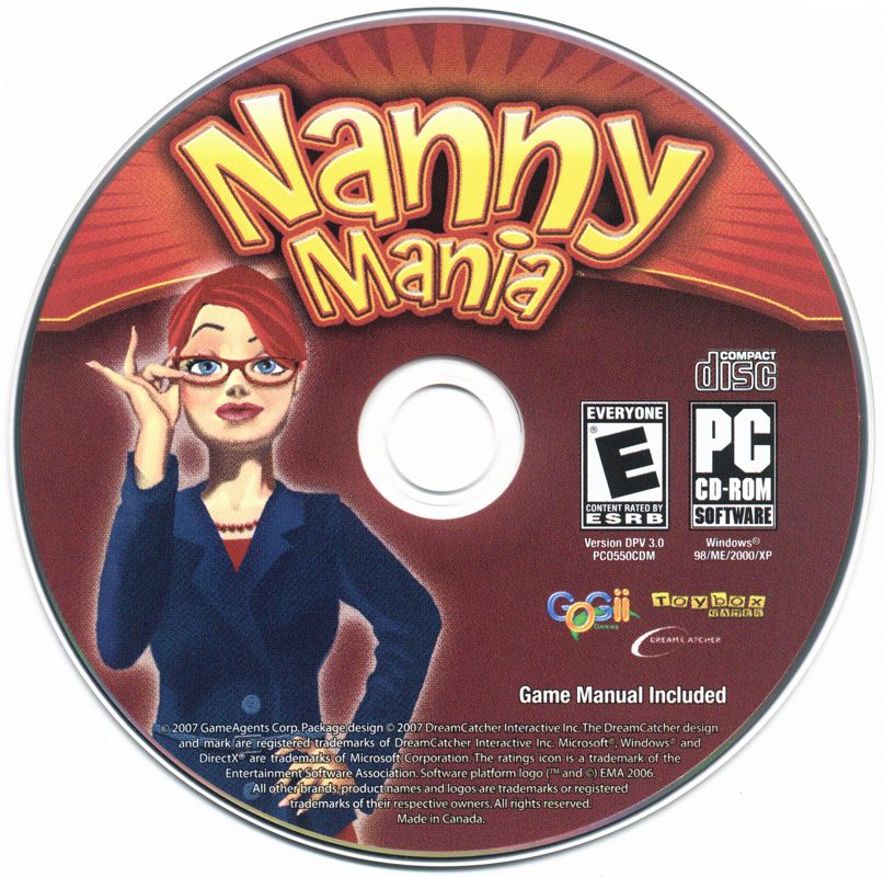Nanny Mania cover or packaging material - MobyGames
