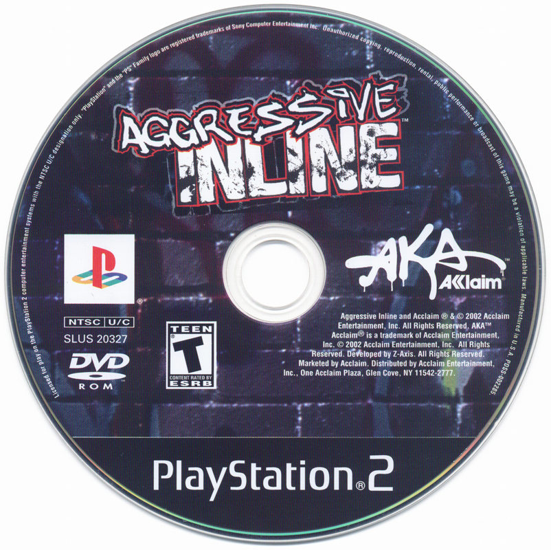 Aggressive Inline cover or packaging material - MobyGames