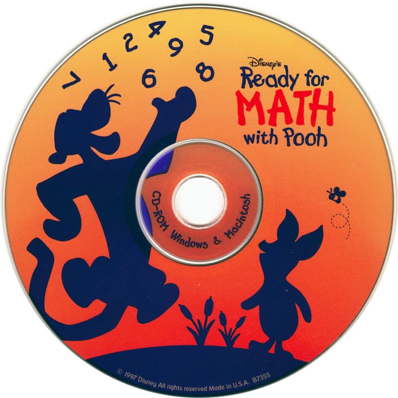 Disney's Ready For Math With Pooh cover or packaging material - MobyGames