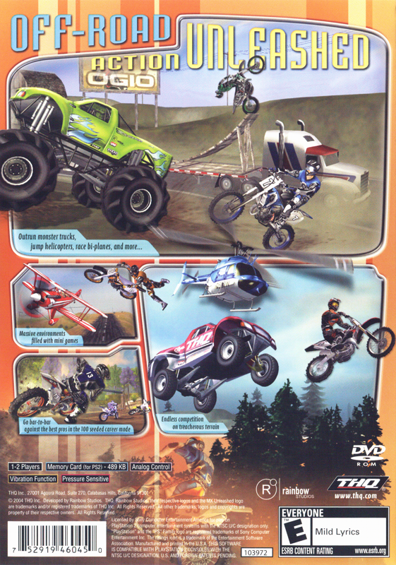 MX Unleashed cover or packaging material - MobyGames