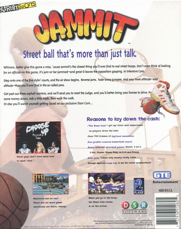 Jammit cover or packaging material - MobyGames