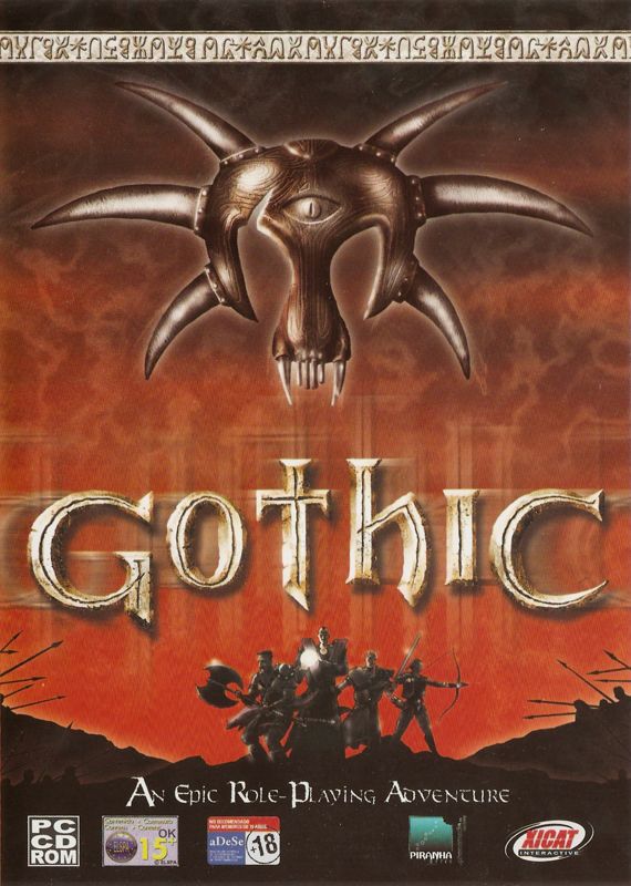 Gothic cover or packaging material - MobyGames