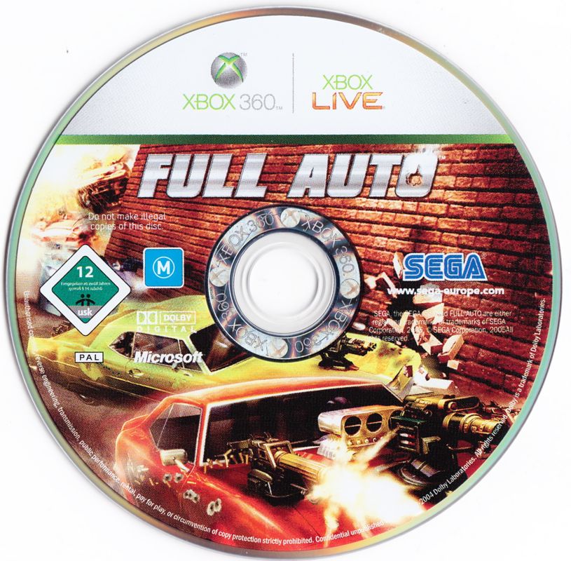 Full Auto cover or packaging material - MobyGames