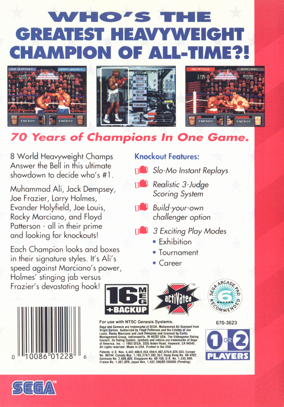 Greatest Heavyweights cover or packaging material - MobyGames