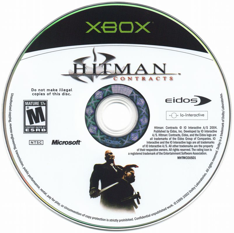 Hitman: Contracts cover or packaging material - MobyGames