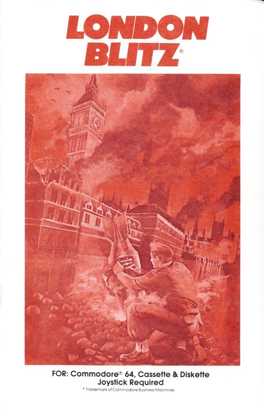 London Blitz cover or packaging material - MobyGames