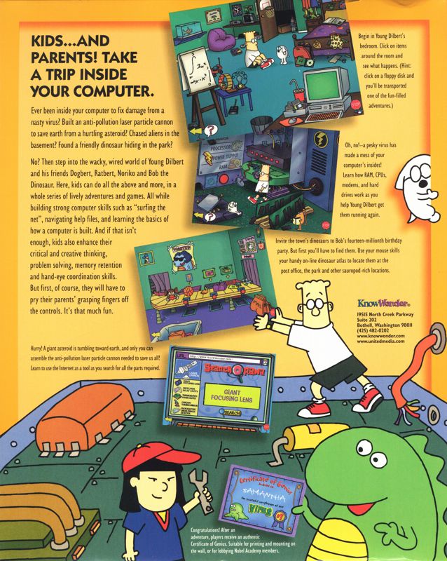 Young Dilbert Hi-Tech Hijinks cover or packaging material - MobyGames