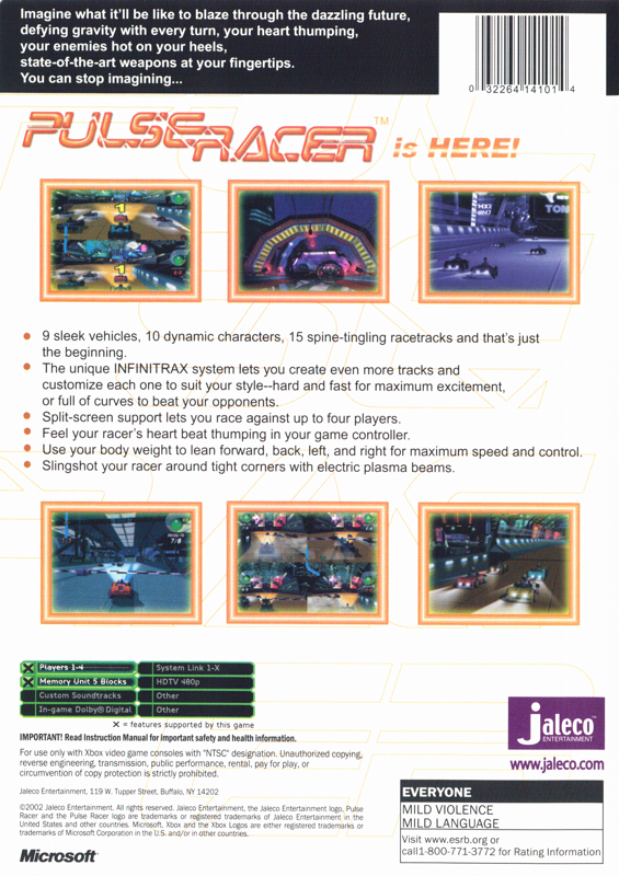 Pulse Racer cover or packaging material - MobyGames