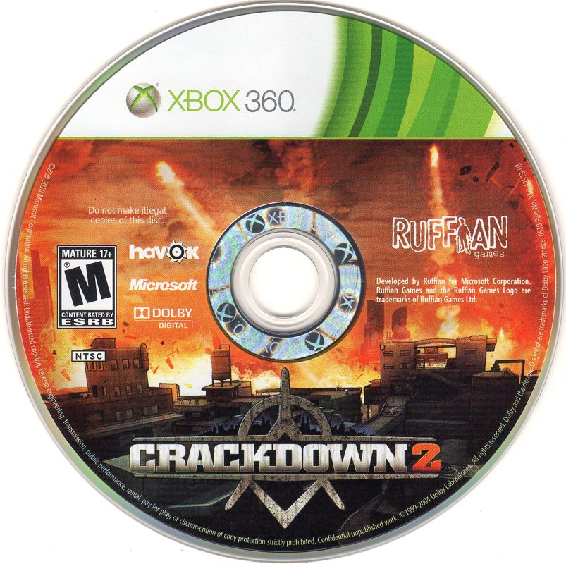 Crackdown 2 cover or packaging material - MobyGames