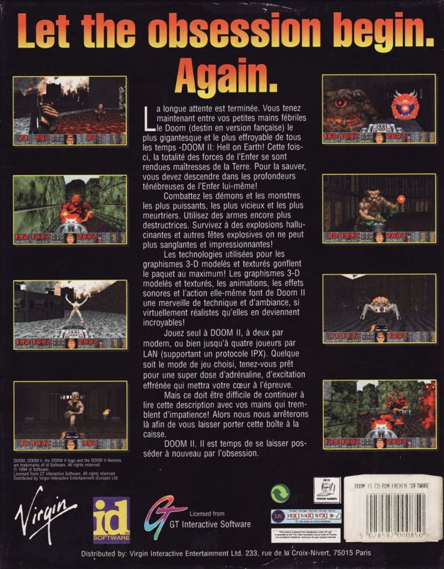 Doom II cover or packaging material - MobyGames