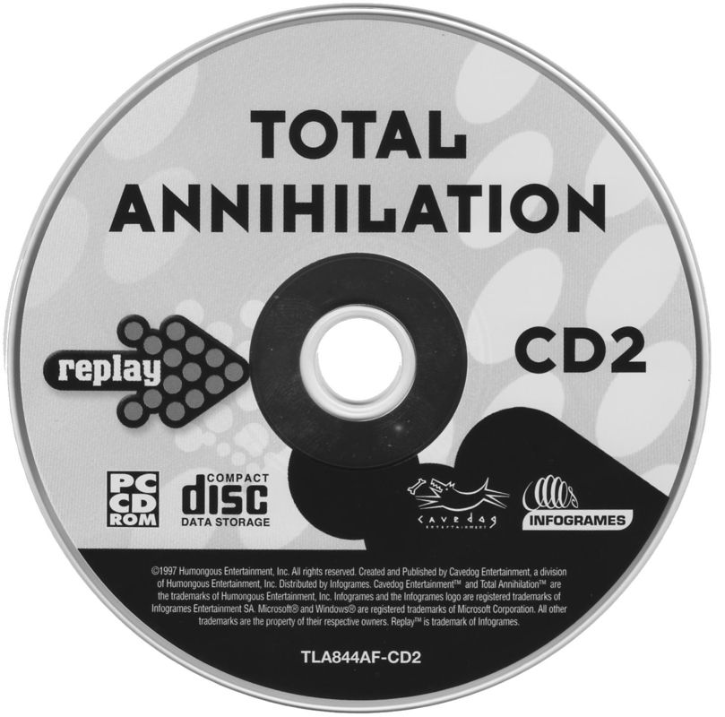 Total Annihilation cover or packaging material - MobyGames