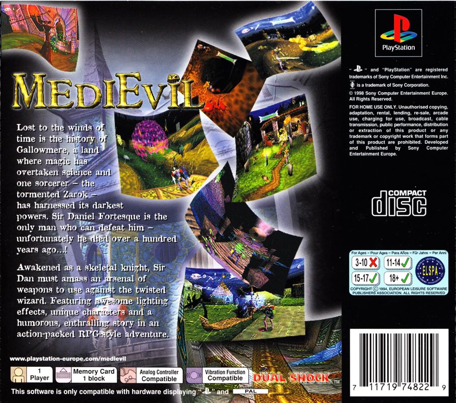 MediEvil cover or packaging material - MobyGames