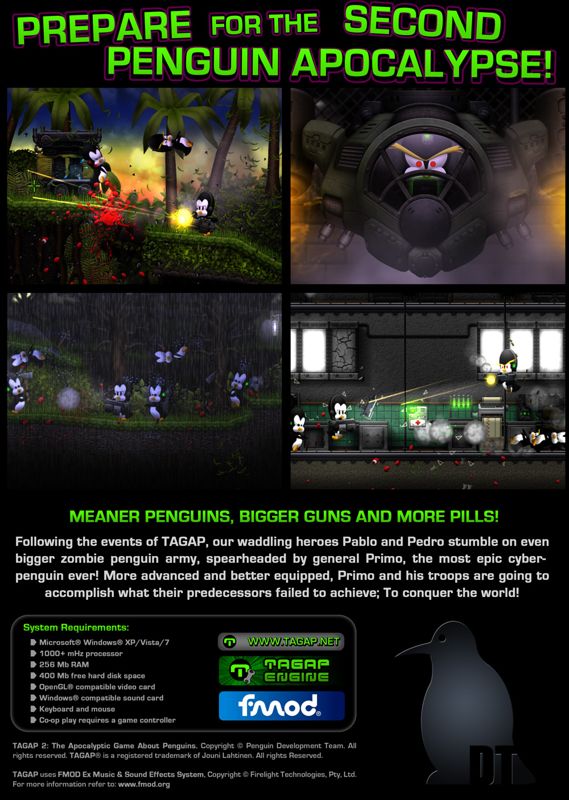 TAGAP 2: The Apocalyptic Game About Penguins 2 cover or packaging ...