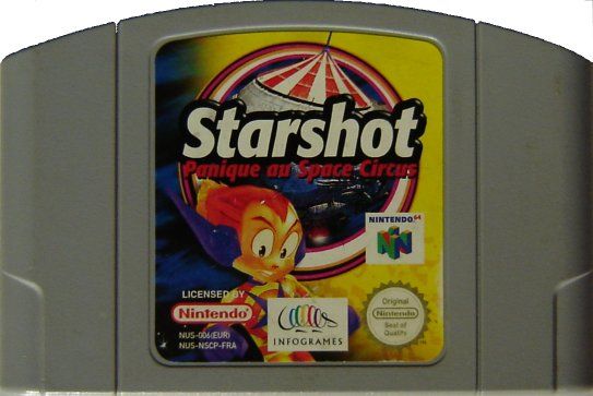 Starshot: Space Circus Fever cover or packaging material - MobyGames
