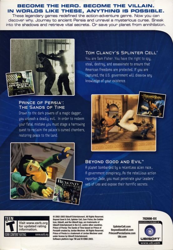 Ubisoft Action-Adventure Collection cover or packaging material - MobyGames