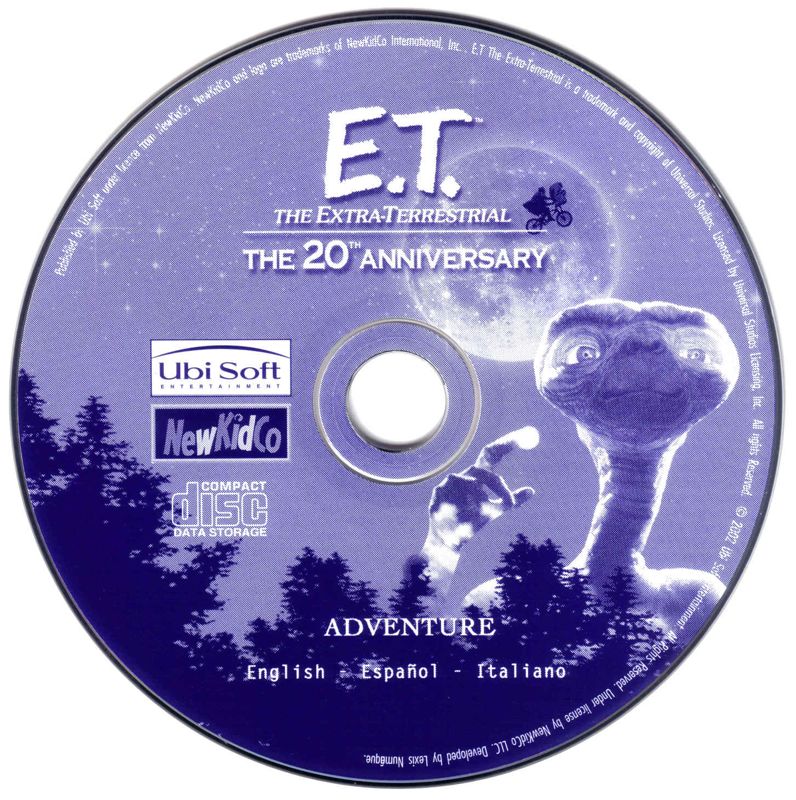 E.T.: Phone Home Adventure cover or packaging material - MobyGames