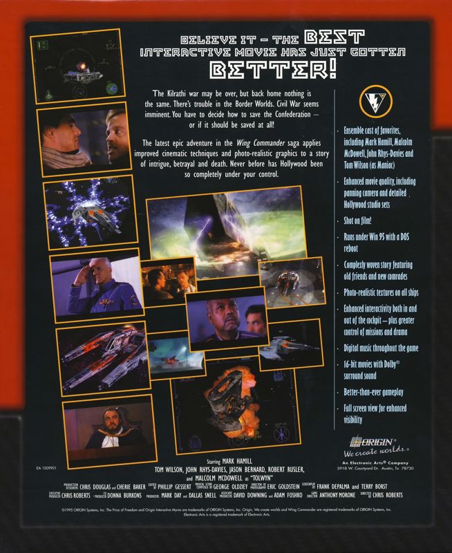 Wing Commander IV: The Price of Freedom cover or packaging material ...